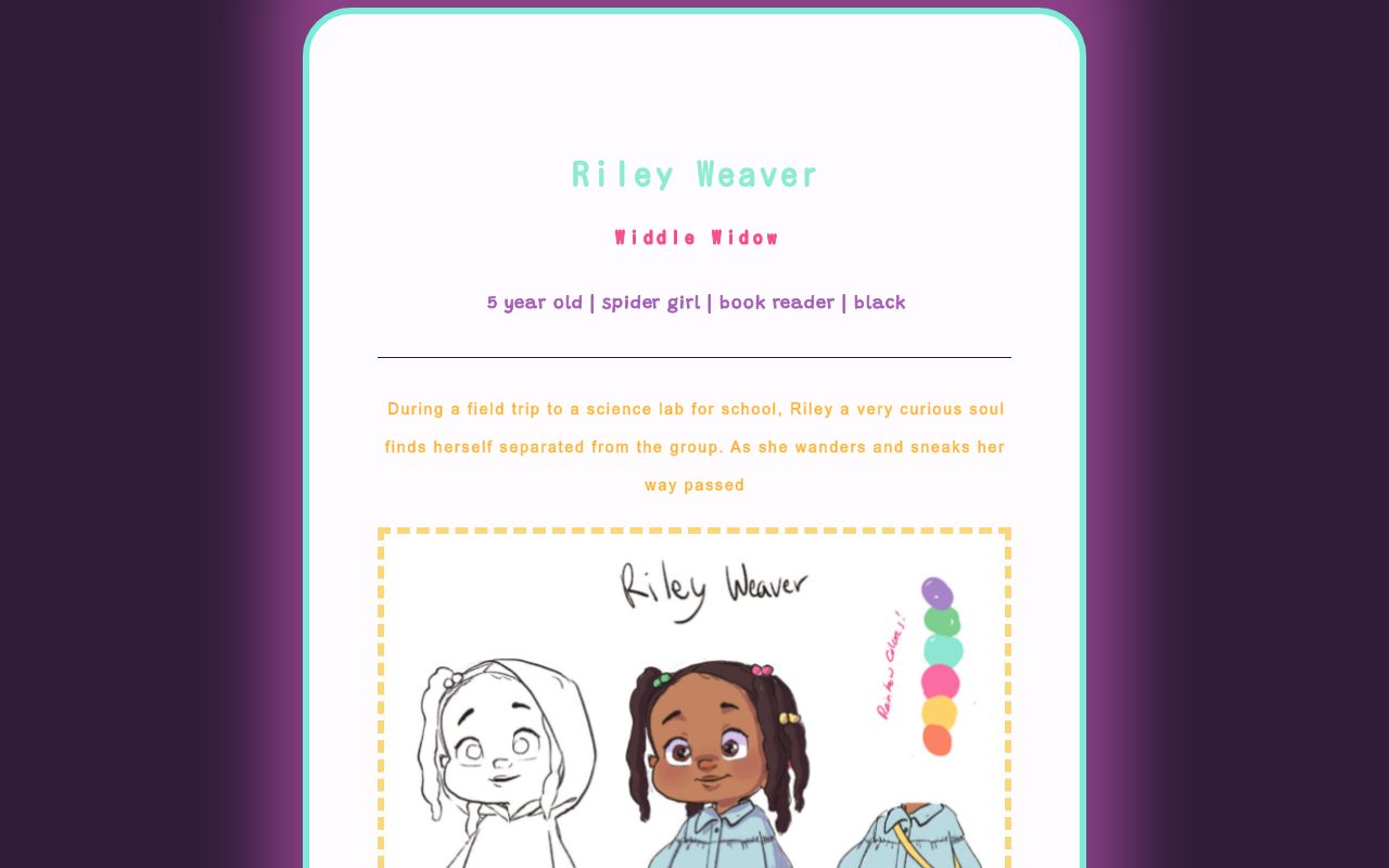 Riley Weaver (Spidersona)